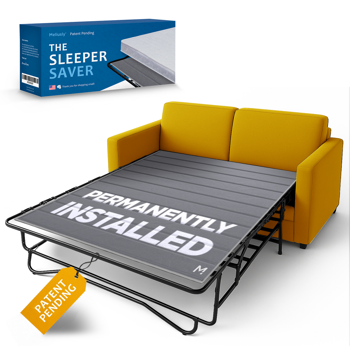 SleeperSaver Sofa Bed Support Board - Permanently Installed Sleeper So ...
